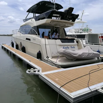 Aluminum Encapsulated Flotation Platform Marina Dock Float System ...