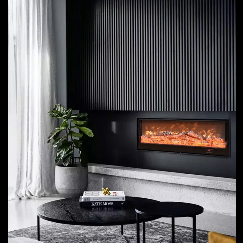 2d-fyh700 Custom Modern Decorative 220v Led Fireplace Insert Recessed ...