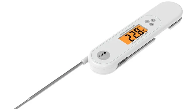 Digital Pen Type Pocket Thermometer With Oven Meat Thermometer Probe ...