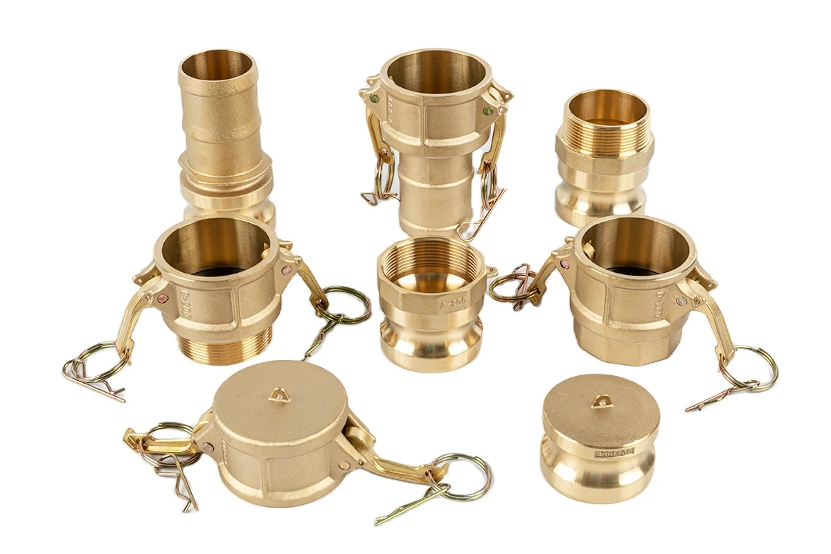 Quick Coupling Camlock Fittings Hydraulic Pipe Fittings Threaded Type B Brass Camlock Coupling ...
