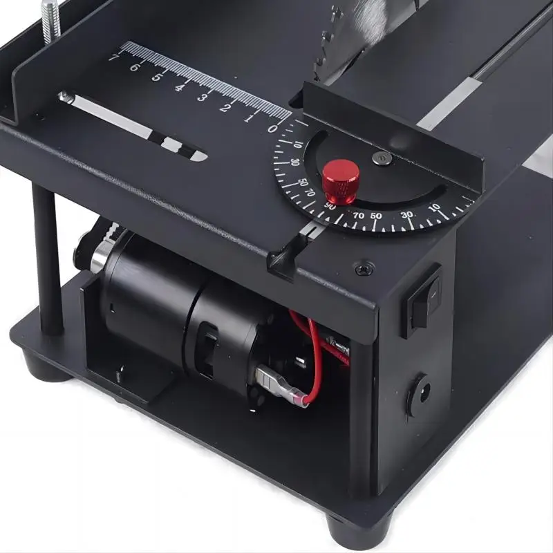 Mini Precision Table Saw Set Woodworking Sliding Cutting Machine Home ...