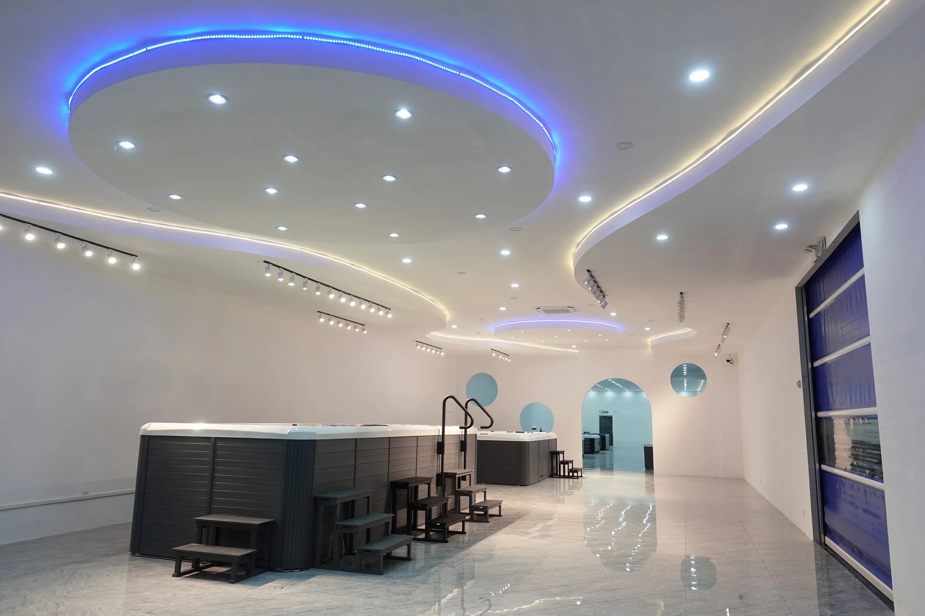 Personal Luxury Key Backyard Combination Bath Shower Steam Sauna Room ...