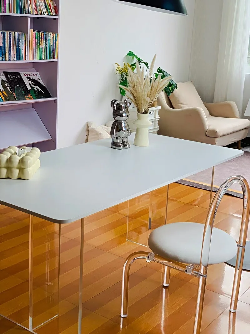 Naxilai 28inch High 700mm Crystal Acrylic Table Legs Suspended T-shaped ...