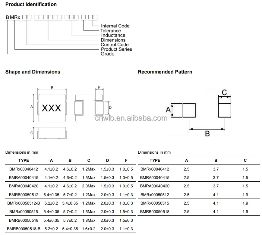 Shielded Magnetic coil Molded inductor SMD 10040 ferrite core power ...