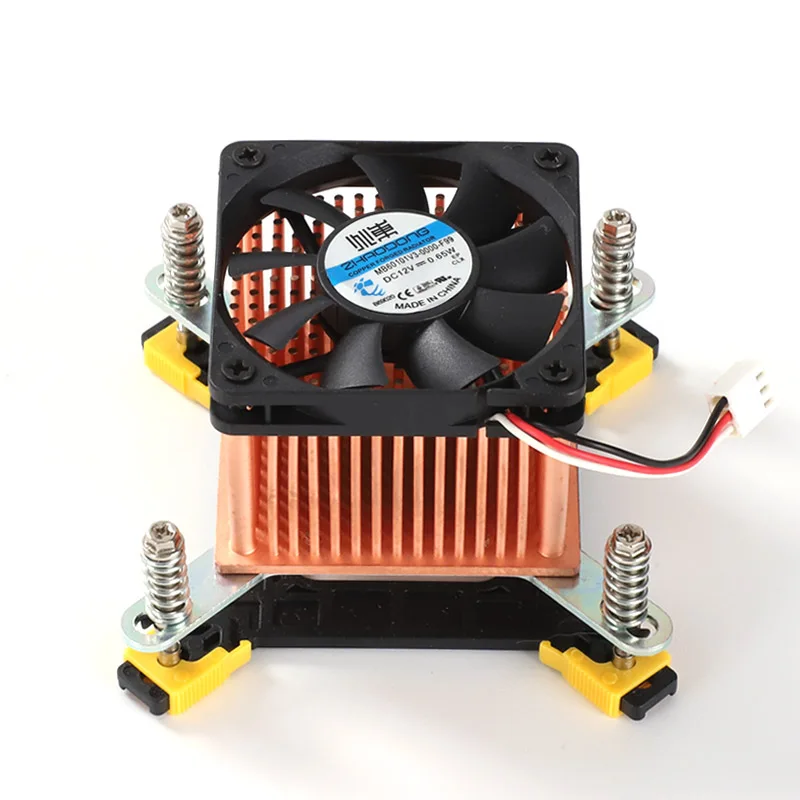 Customized Small Pc Cpu Cooler Fan Radiator Cooling Heat Sink Fan 60*60 ...
