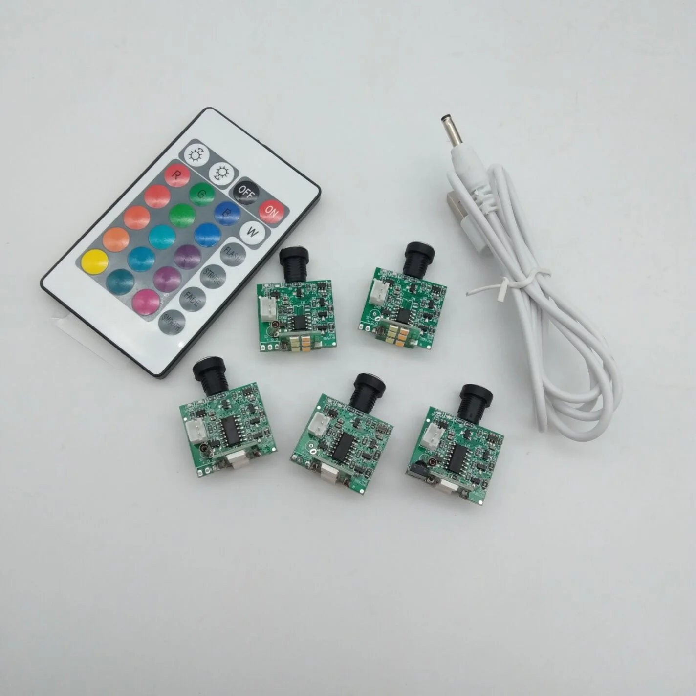 Adjustable RGB LED Circuit Board for Home Office & 3D Print
