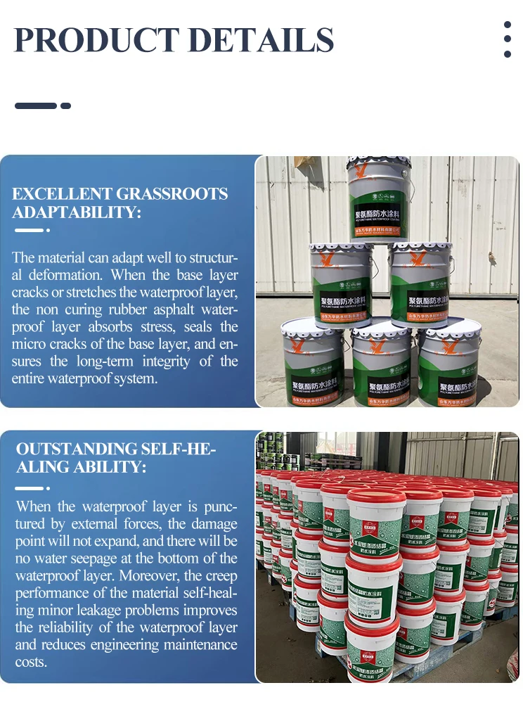 Waterproof Coating Creep Denaturation Non Curable Rubber Asphalt ...