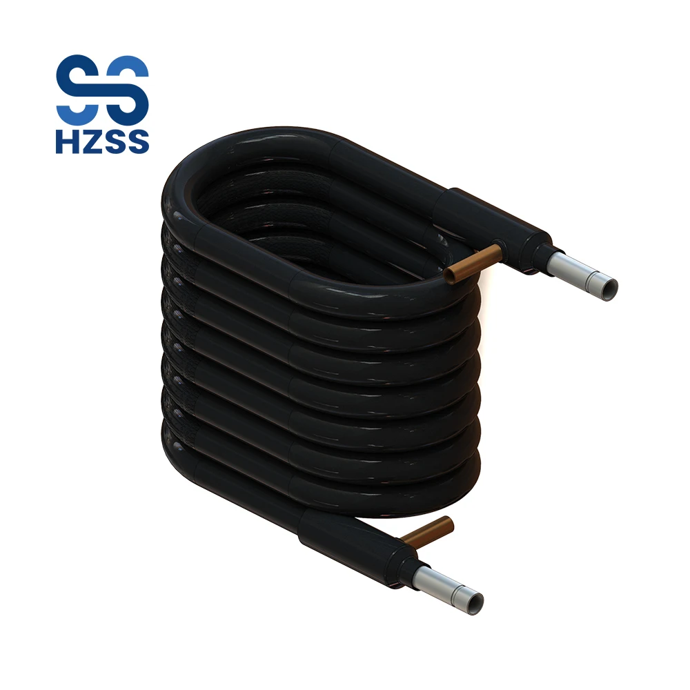 HZSS Stainless Steel Coil Heat Exchanger Evaporator Coaxial Tube Heat ...