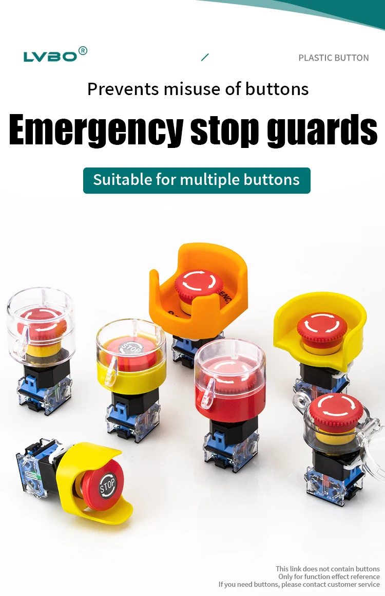 LVBO Waterproof Metal Emergency Stop Switch Button With Enclosure ...