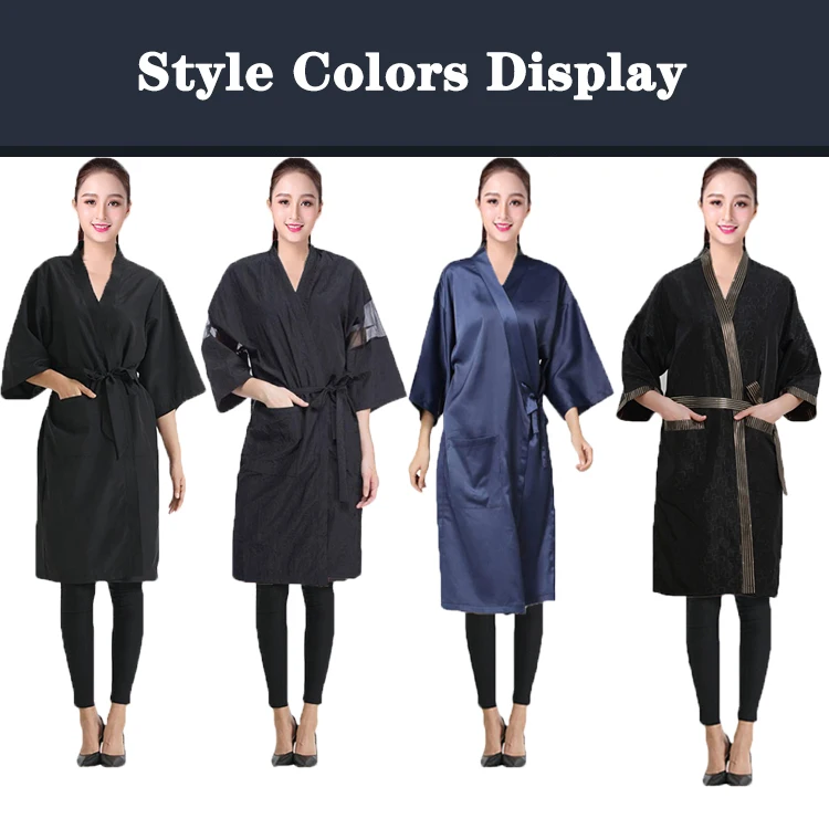 Wholesale Hairstyle Barber Cape Gown Kimono Hairdresser Beauty Custom ...