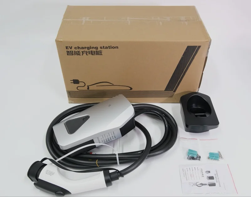 Electric Vehicle Charge Station Ev Charger 32 Amp Ev Charger 7kw Type 2 ...