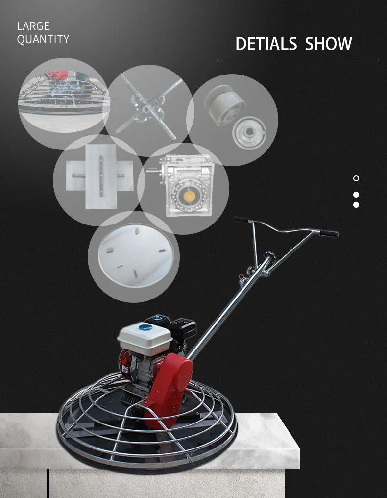 Concrete Cement Gasoline Power Float Trowel Power Floater Machine ...