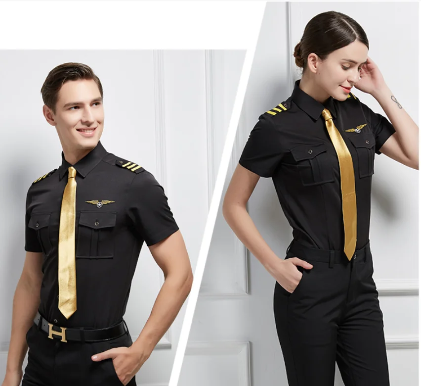 Men Airline Pilot Uniformair Airlines Uniform Airline Stewardess ...