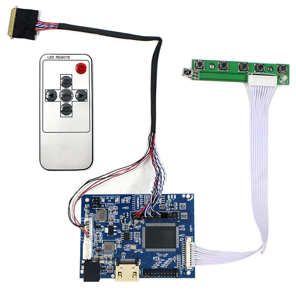 LVDS 30-Pin LCD Controller Board for Industrial LCD Display & OEM
