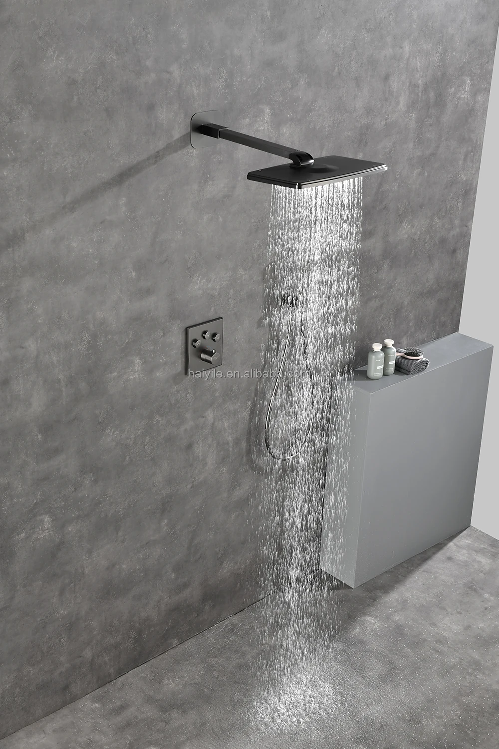 Aosgrohe All Copper Embedded Concealed Shower Set,Concealed Shower ...