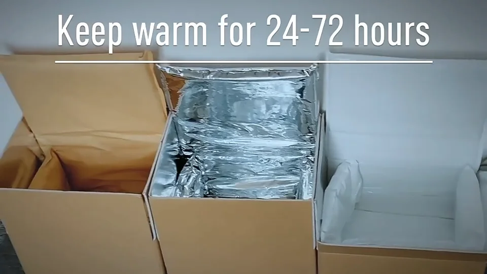 Insulated Shipping Cooler Box Thermal Insulated Box Liners For Frozen ...