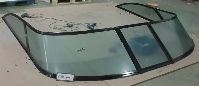 Yacht Windshield - Durable Aluminum Frame & Tempered Glass