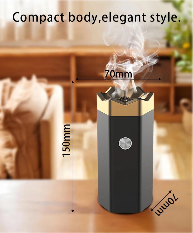 Cross-border Portable Flameless Incense Burner - USB Bukhoor