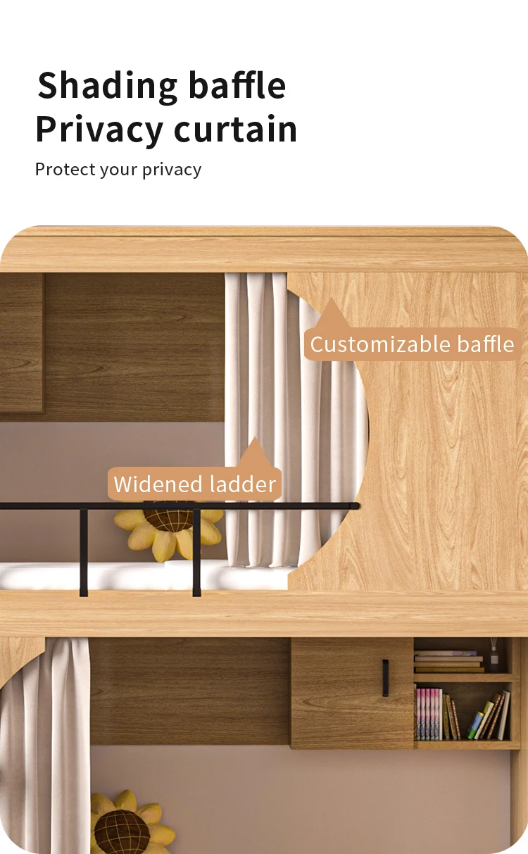 Modern Full Size Sleeping Pods Bunk Bed for Sale - Eco-Friendly Hotel ...