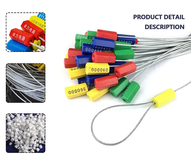 1.8mm Cable Penetration Seals Containers Trucks vans Cable Seal High ...