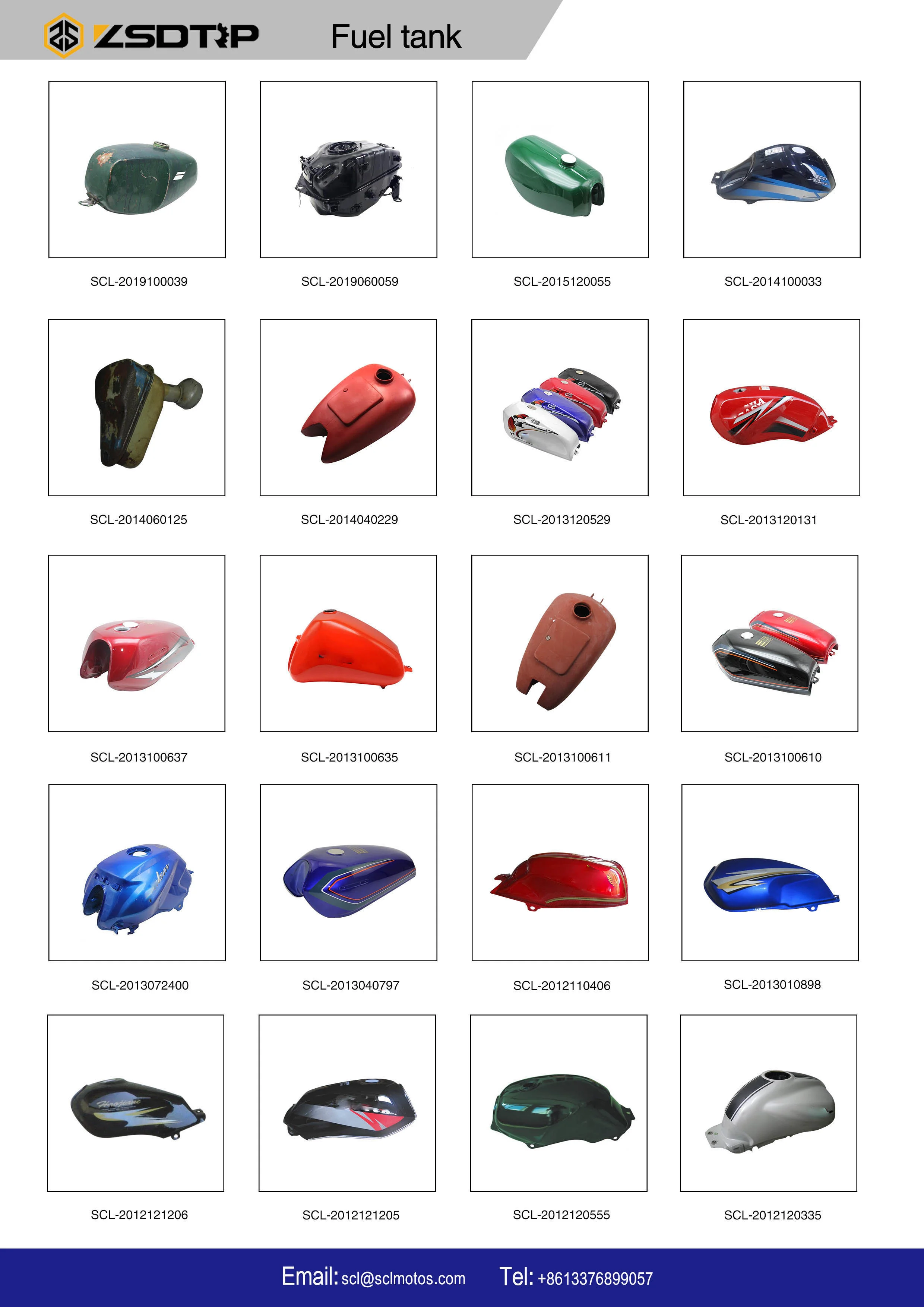 Motorcycle Fuel Tanks with Side Covers for Simson Types