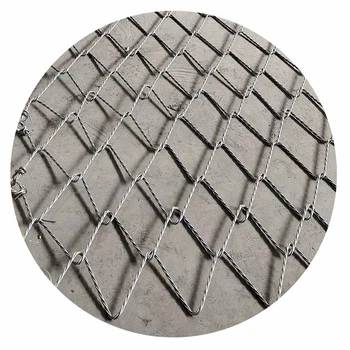 Rockfall Barrier Mesh Spider Spiral Rope Net Chain Link Mesh Galvanized ...