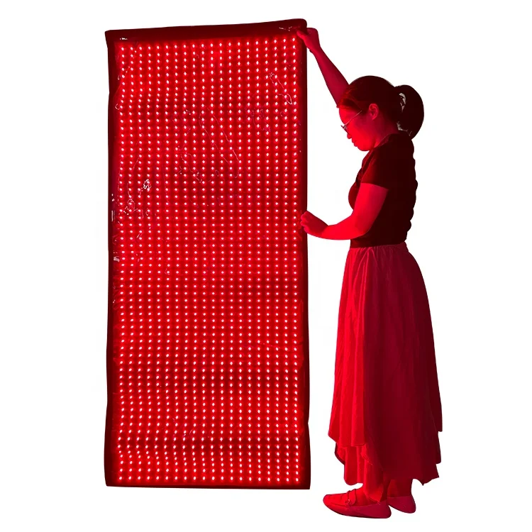 1280pcs LED Chips 180cm Large Size Full Body Therapy Mat 660 850nm ...