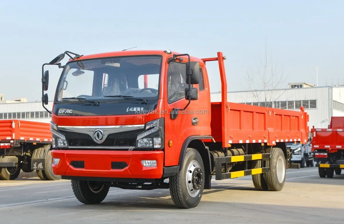 Cummins Dongfeng Dump Trucks 4x2 Mini Dumper Truck Stone & Sand Tipper ...