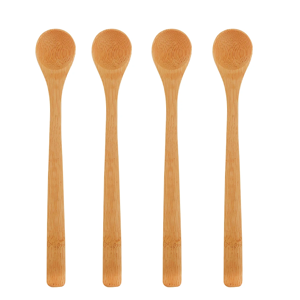 Perfect Mixing Reusable Decorative Eco Friendly Bamboo Small Spoon ...