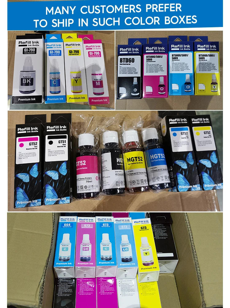 INK-POWER 250ml 500ml 1000ml Premium Compatible Universal Univers Dye ...