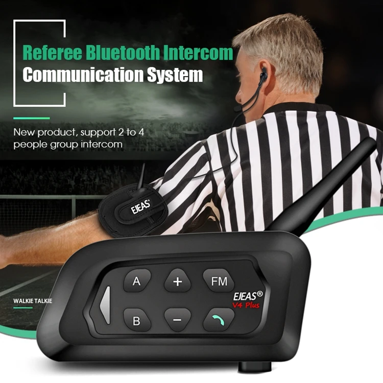EJEAS V4c Plus 1500 Football Referee Intercom System