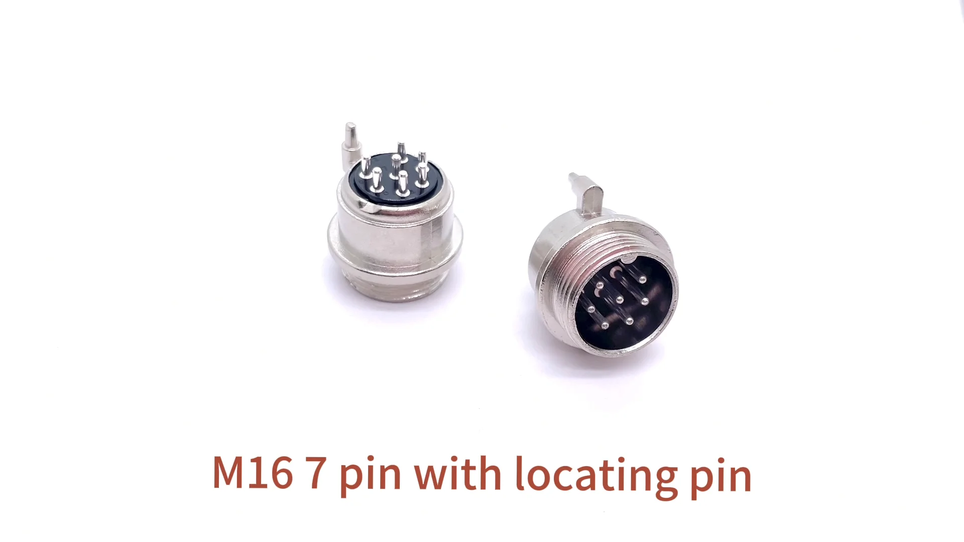 Soulin Gx12/gx16/gx20 Aviation Plug Male+female Wire Panel Metal ...