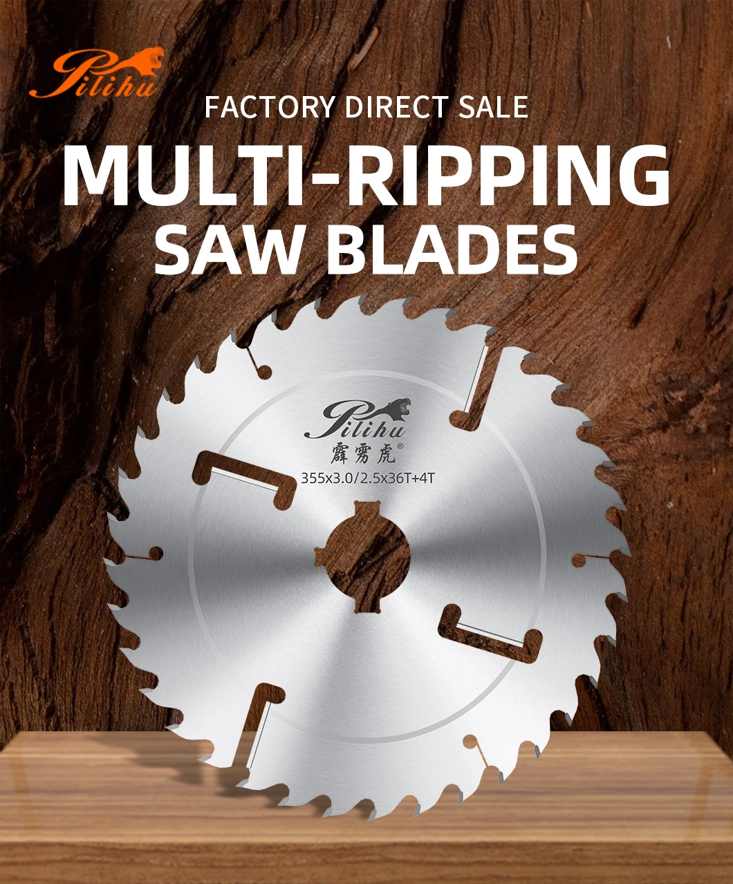 Bend Resistance 300mm Diameter Multi-ripping Saw Blade Suitable for ...