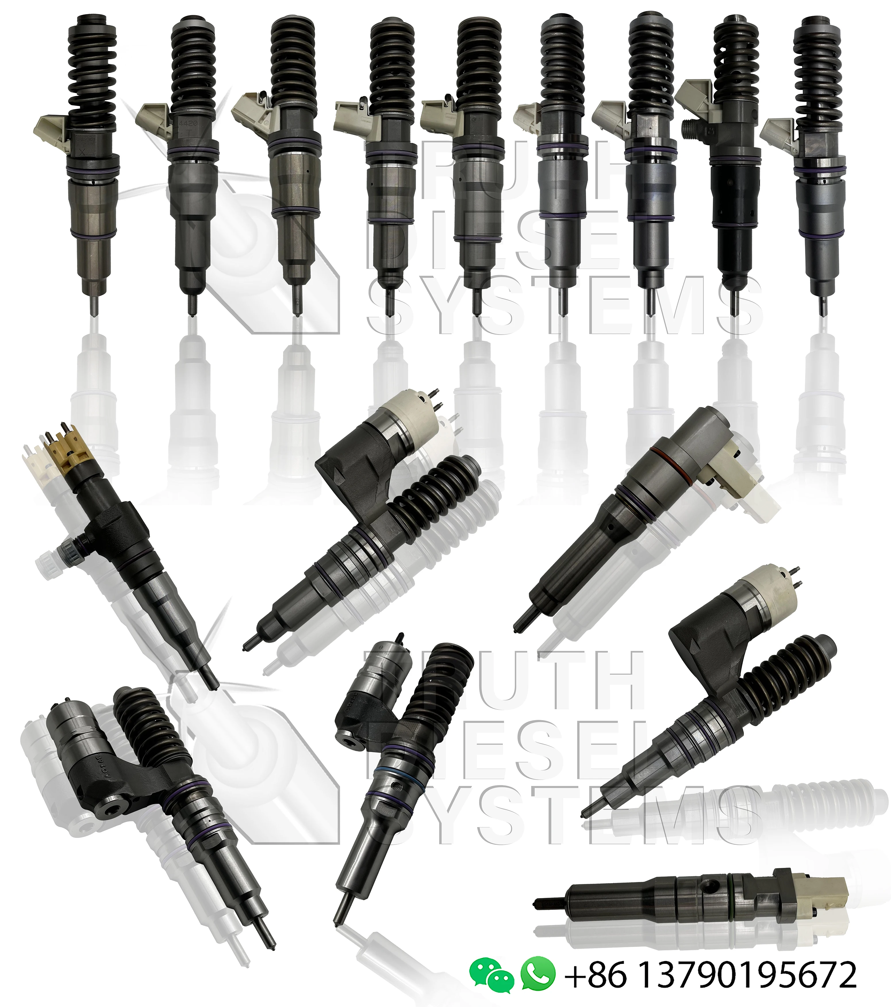 Common Rail Injector 21244717 Bebe4f01001 For Volvo D13 Engine Diesel ...