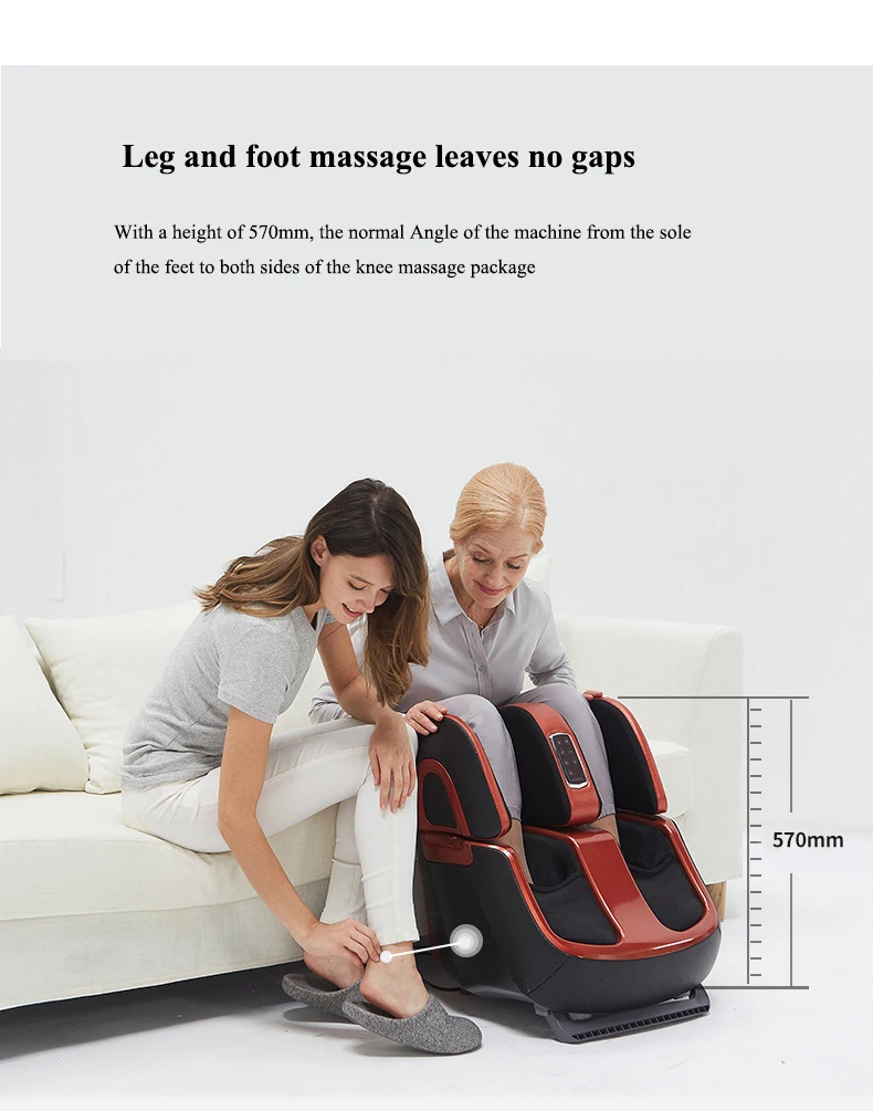 Ems Heating Therapy Acupressure Points Press Leg Massager For ...