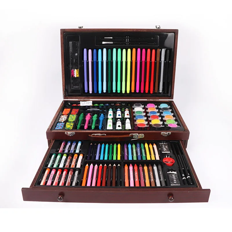 Professional Art Set Deluxe Art Set In Wooden Case For Painting ...