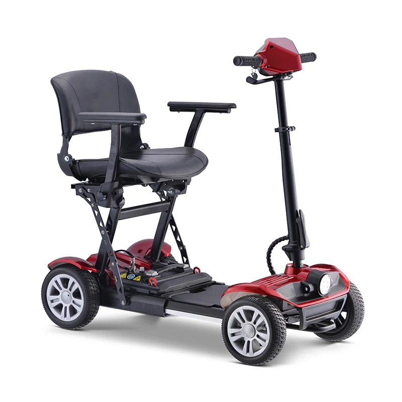 China Collapsible Seniors 4 Wheel Handicapped Foldable Medical Scooter ...