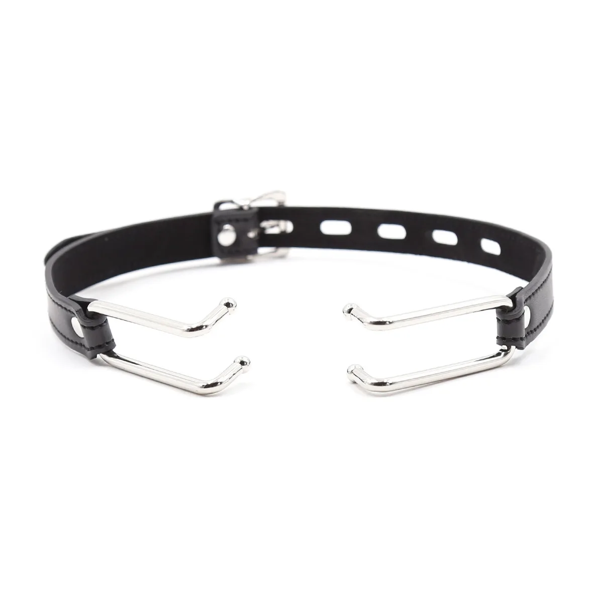 Men And Women With Open Mouth Hook Nose Hook Deep Throat Mouthpiece ...