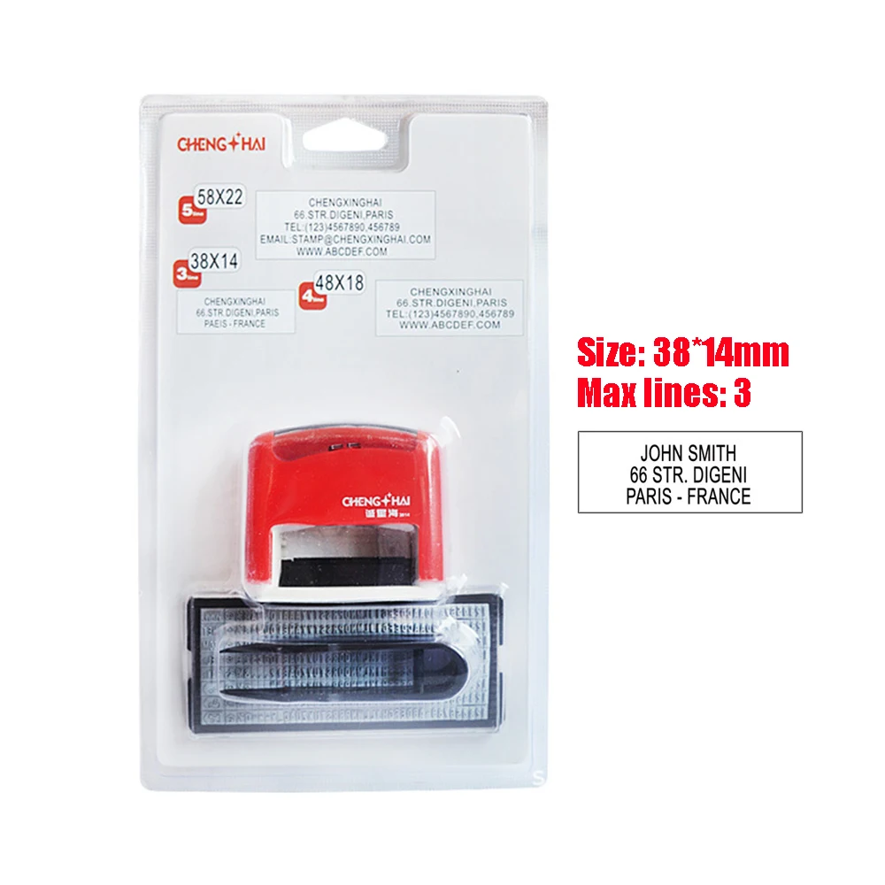 Freely Group Symbols Numbers Letters Self Inking Rubber Stamp For ...