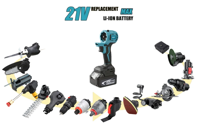 Cordless Drill Kit 20V Max - All-In-One Power Tool Combo Set with Multi ...