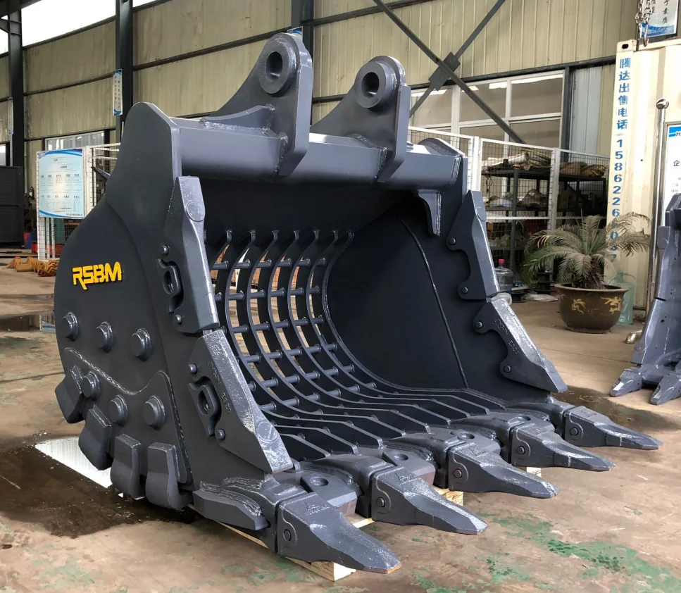 Rsbm 30t Heavy Duty Skeleton Bucket Sieve Bucket Excavator Bucket - Buy ...