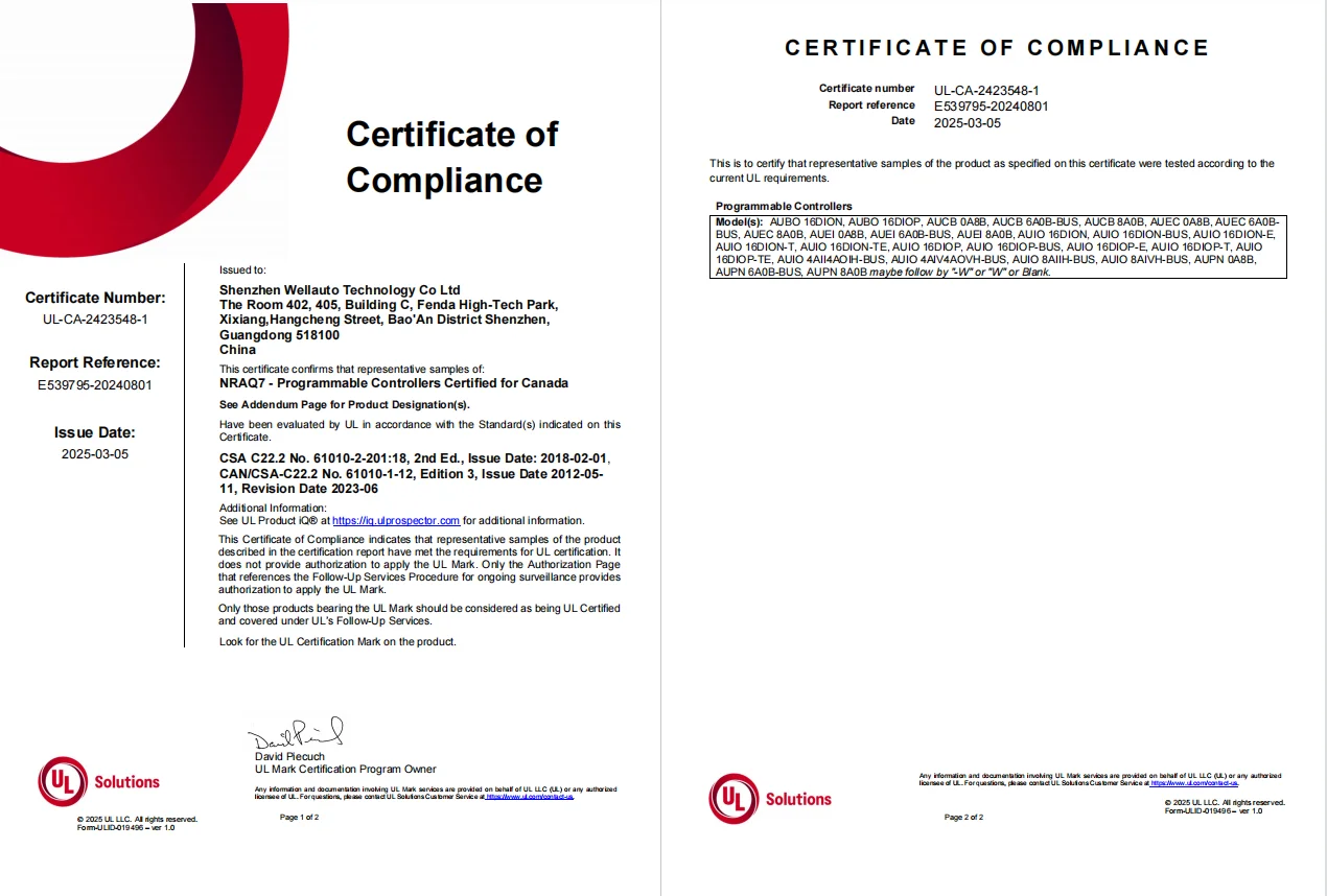 WELLAUTO Metal IO-LINK Master Module - 16DI/8DO for Profinet