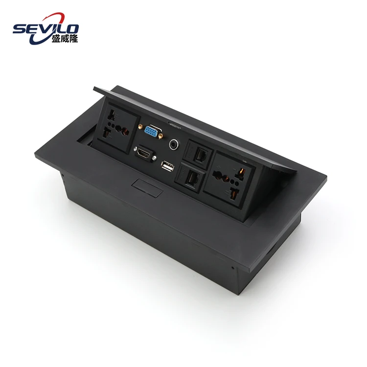 Office Table Desk Pop Up Power Socket Universal Electric Outlet - Buy ...