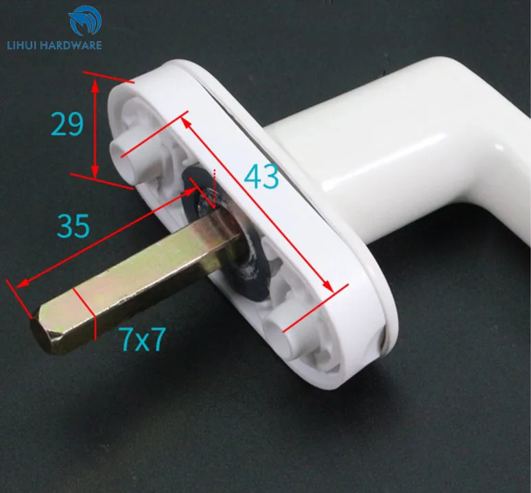 UPVC Window Handle Lock Window Accessories Casement Aluminium Alloy ...