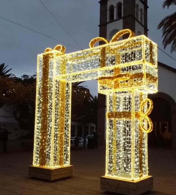 Outdoor IP65 Holiday Illuminated Decoration Led Christmas Arch Motif ...