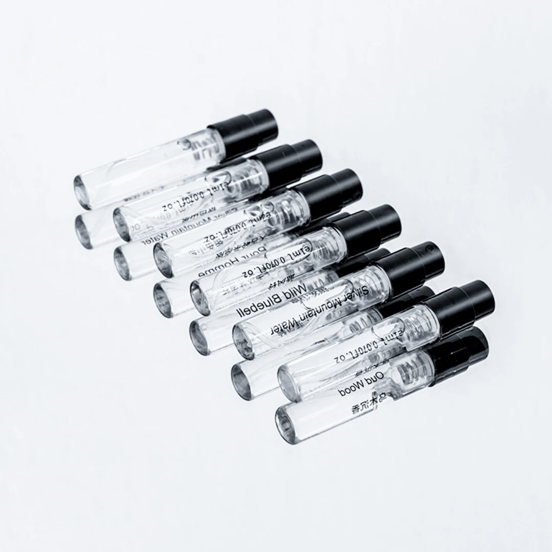 Wholesale In Stock 2ml Mini Glass Vials Perfume Sample Pray Bottle Loge ...