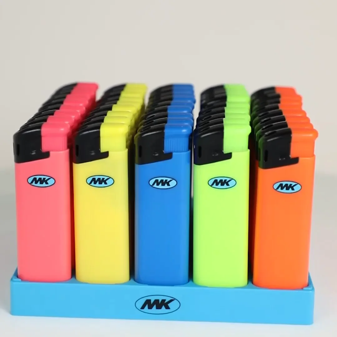Stylish Pom Portable Plastic Disposable Cigarette Electronic Lighter ...