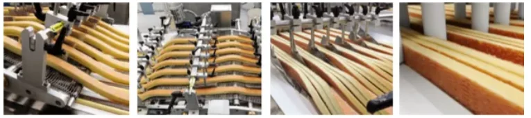 SINOBAKE Swiss Roll Cake Machine - 300kg/h Production Line
