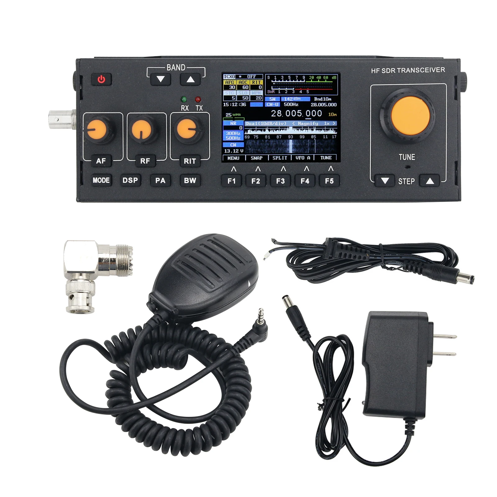 RS-918 15W HF QRP Transceiver with Handheld Mic & Charger - Amateur ...