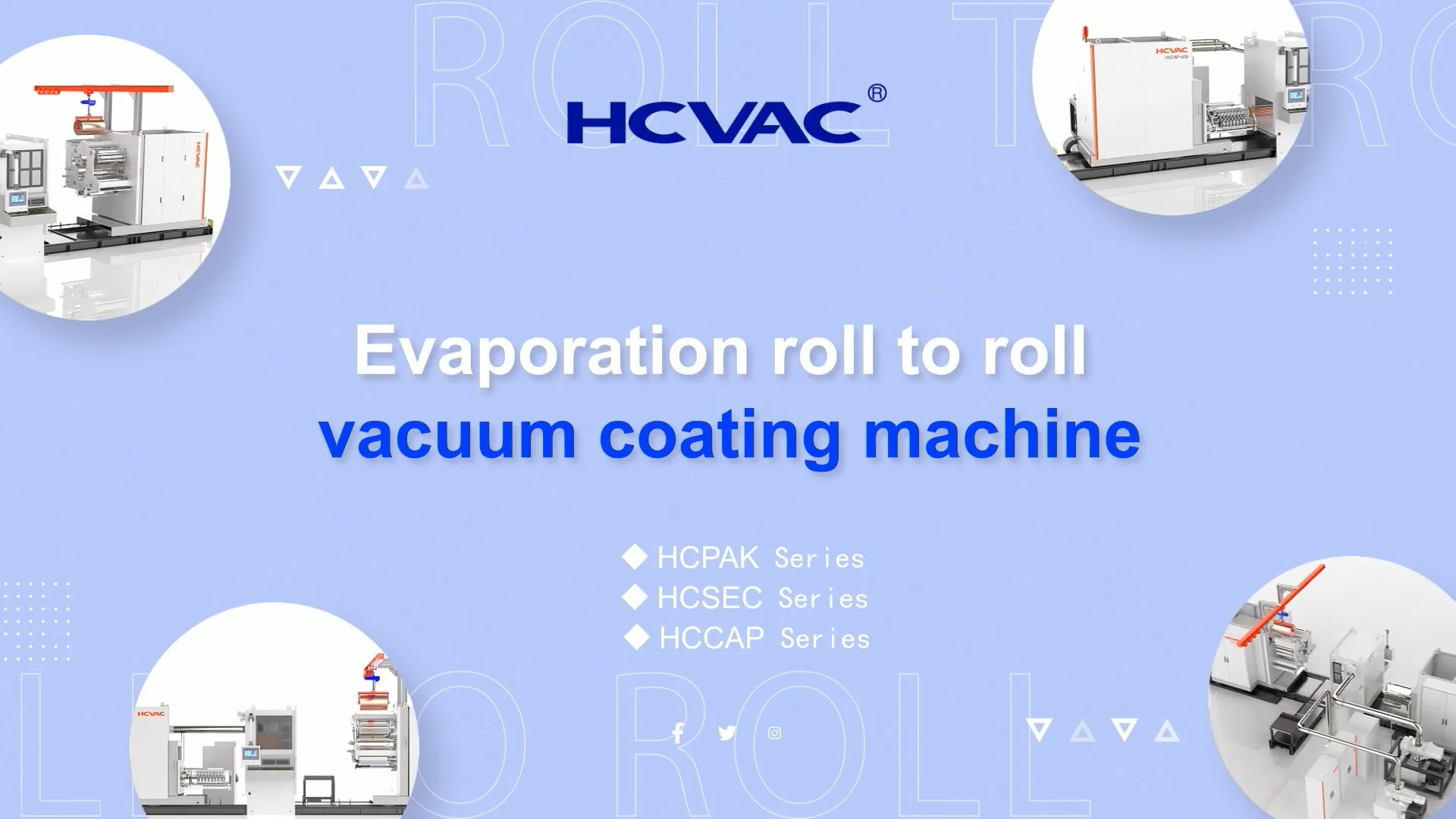 Hcvac Roll To Roll Web Coating Machine For Pdlc Film - Buy Roll To Roll ...